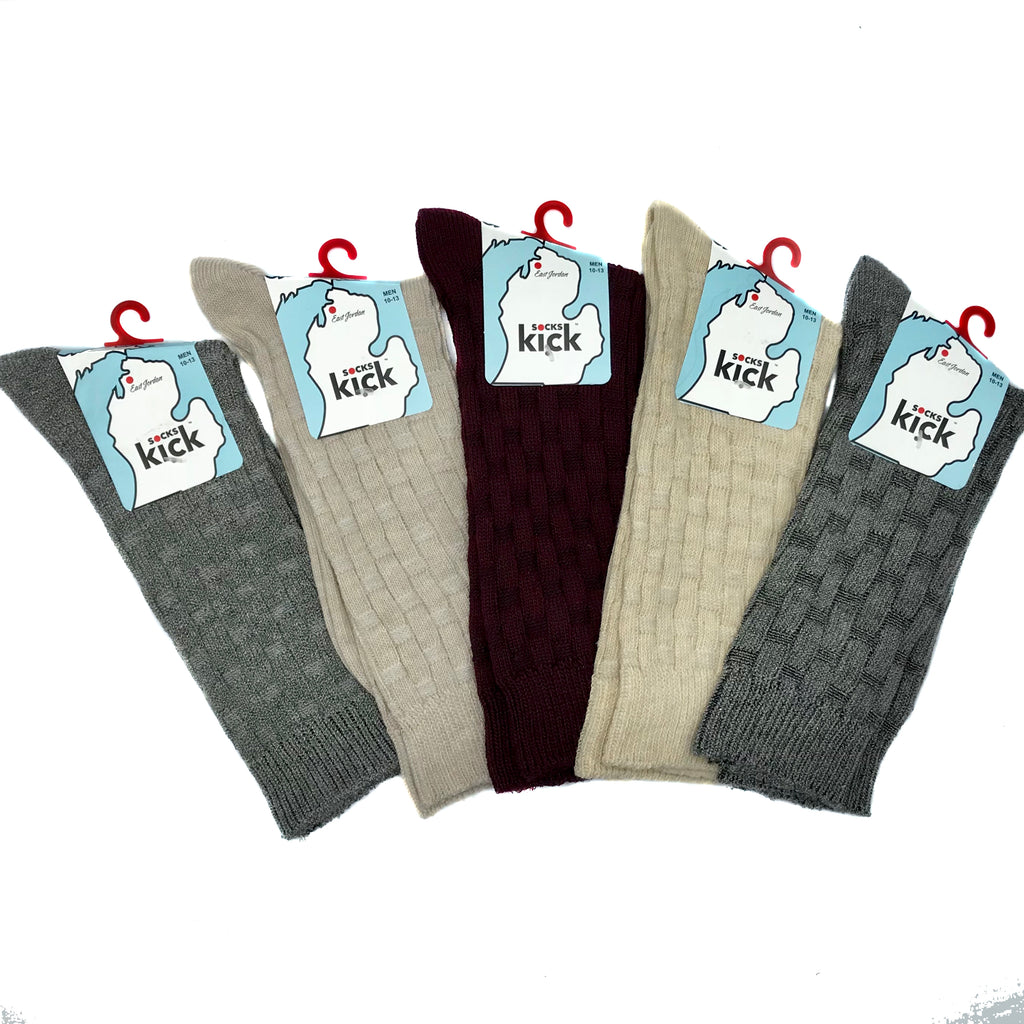 Cotton Basket Knit - Men's – Socks Kick