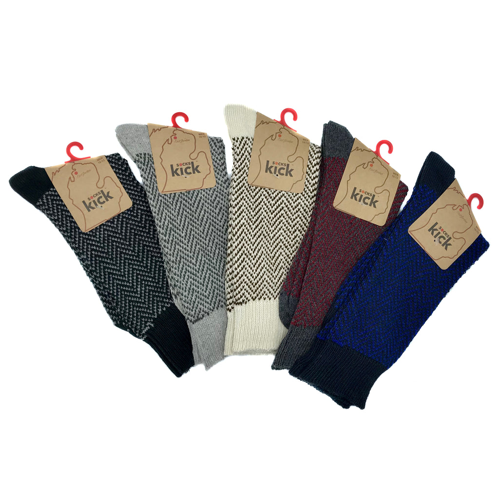 Herringbone Jacquard - Men's – Socks Kick